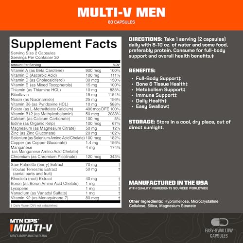 30 day supply multivitamins