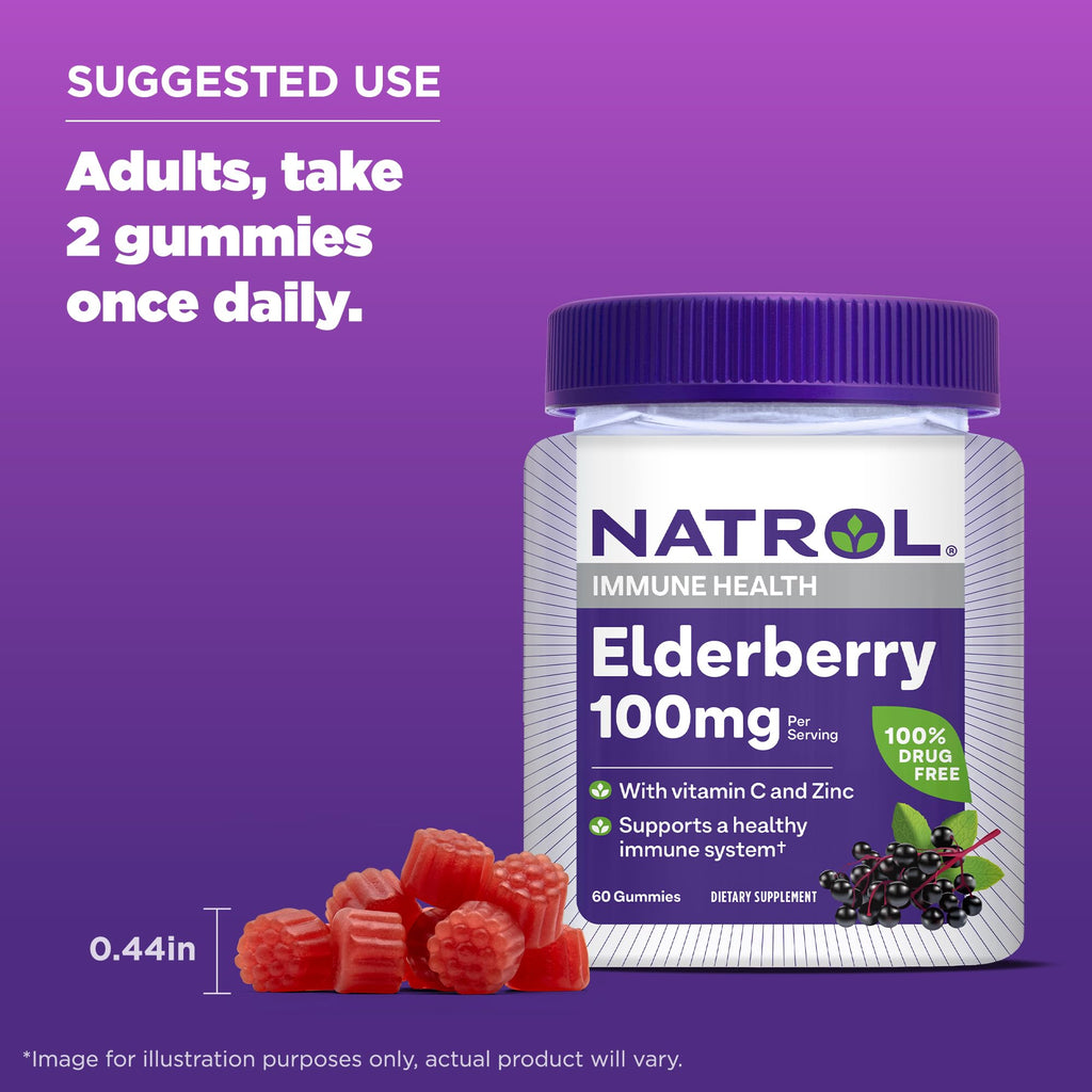 30-day supply of elderberry gummies