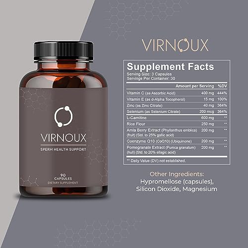 30-day supply of fertility vitamins