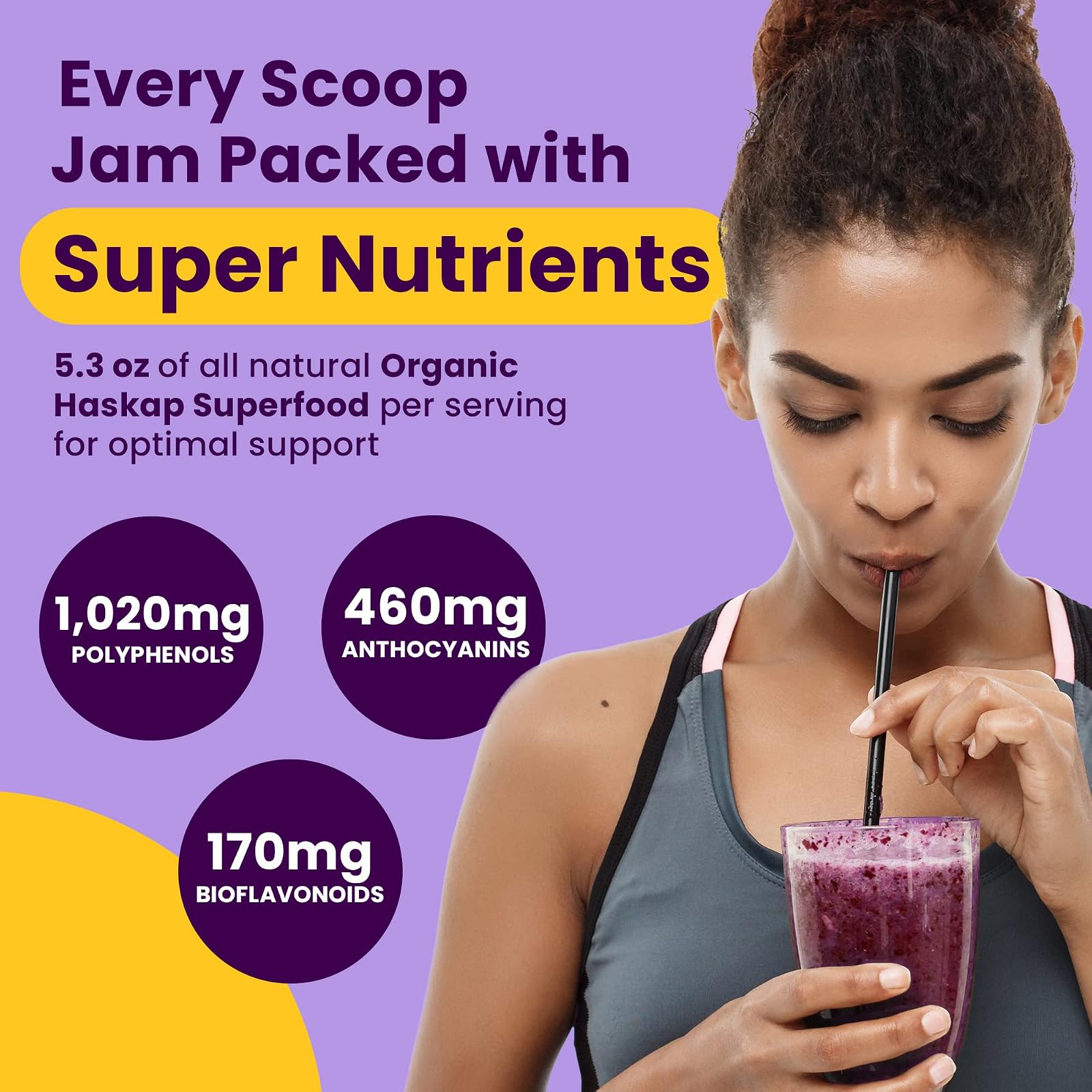 30-day supply of haskap berry powder