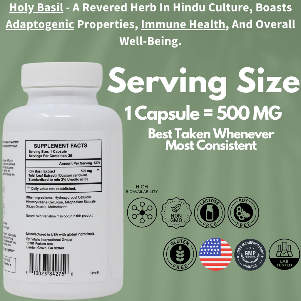 30 day supply of holy basil