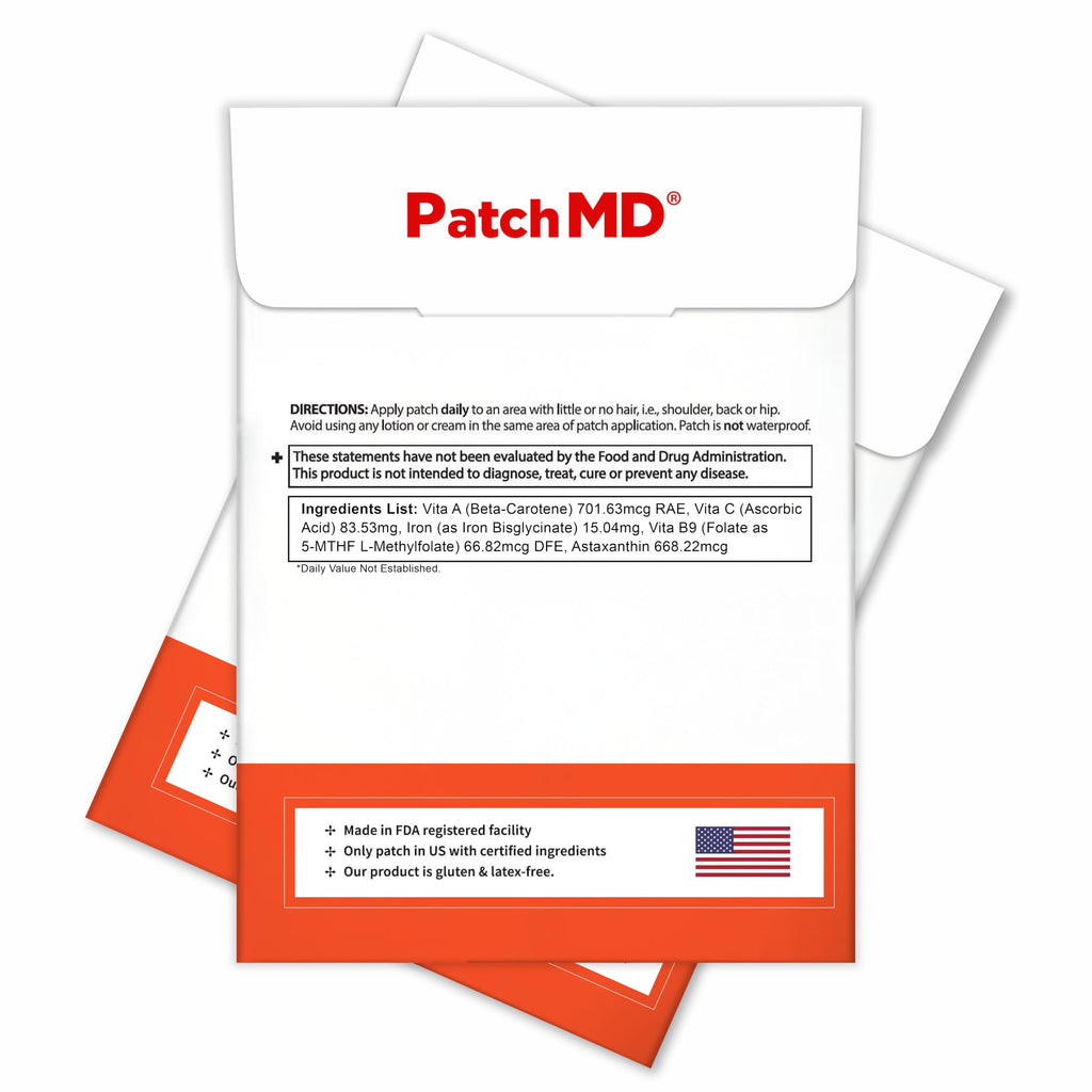 30-day supply of iron patches