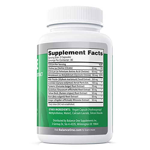 30-day supply of milk thistle for detox