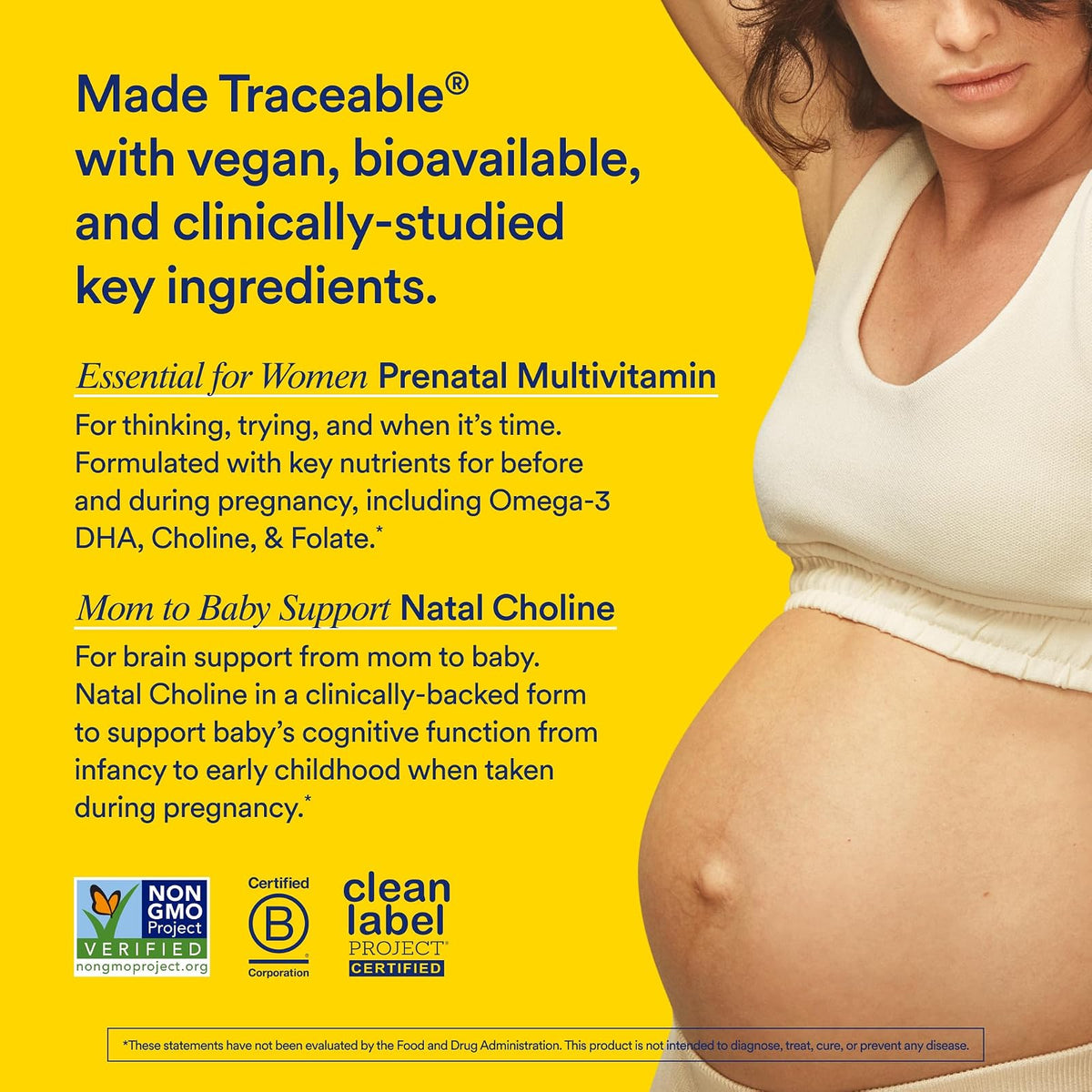 30-day supply of prenatal nutrients