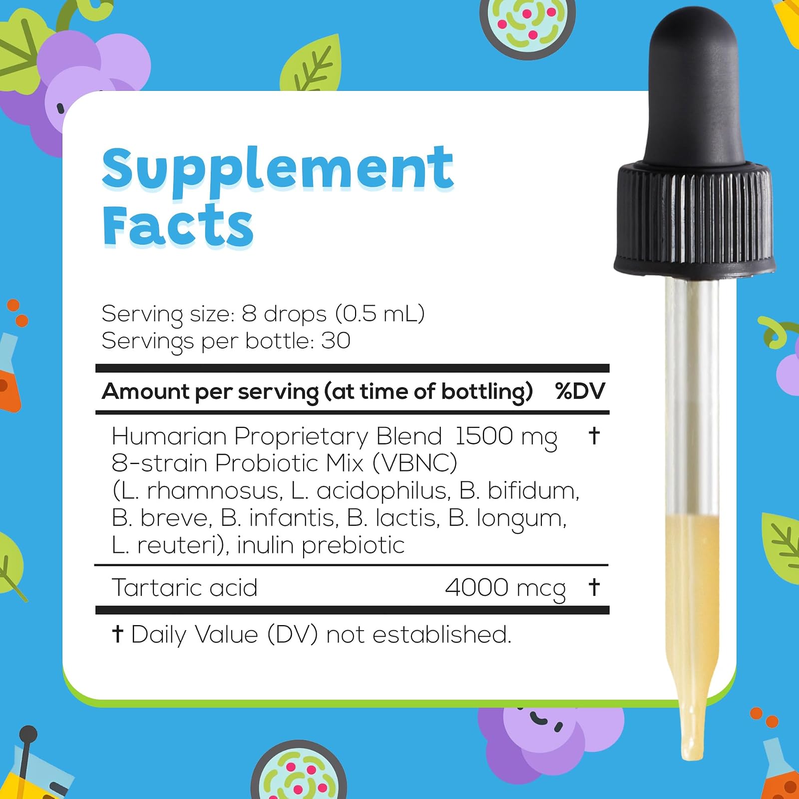 30-day supply of probiotics