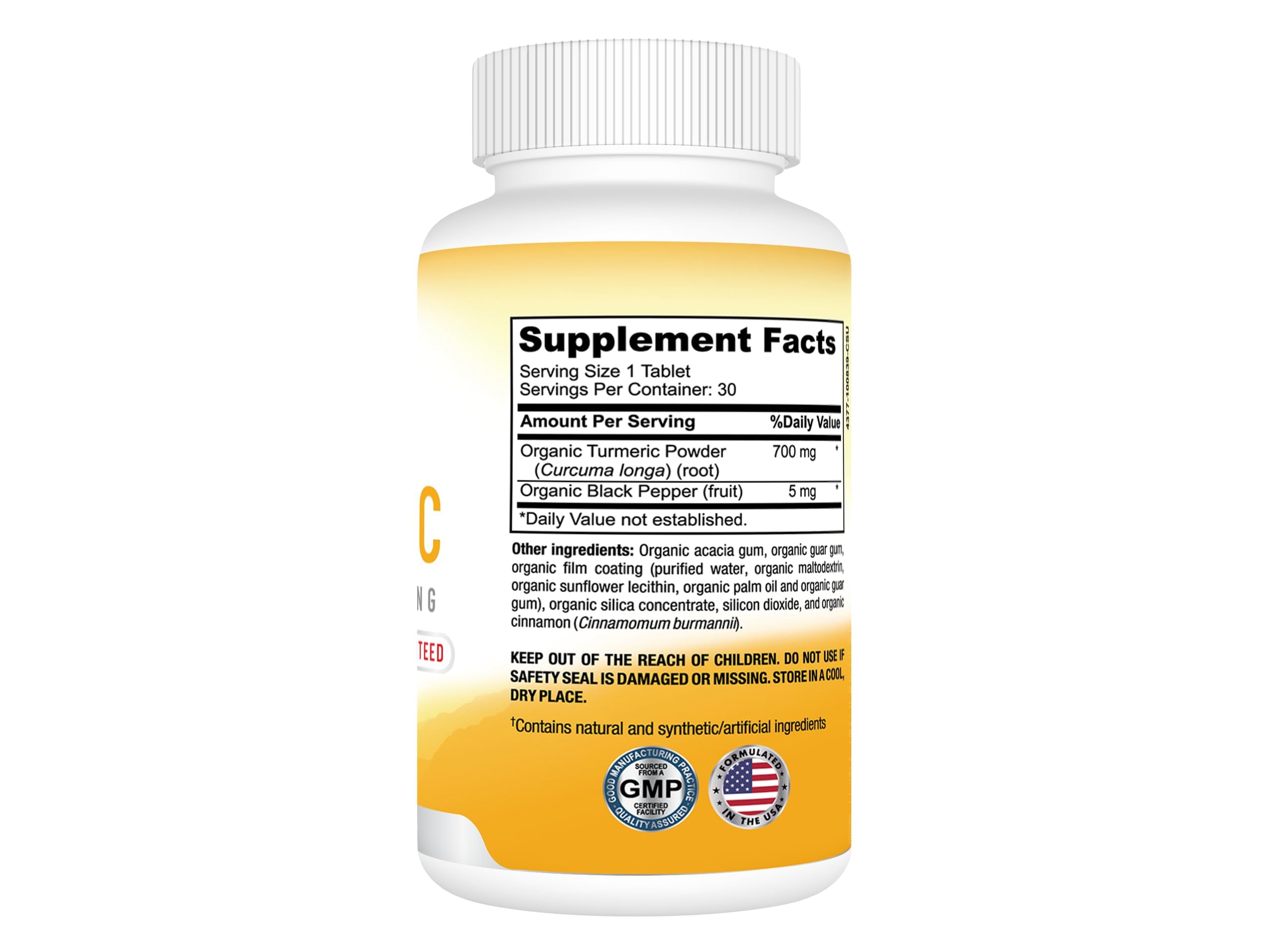 30 day supply of turmeric benefits