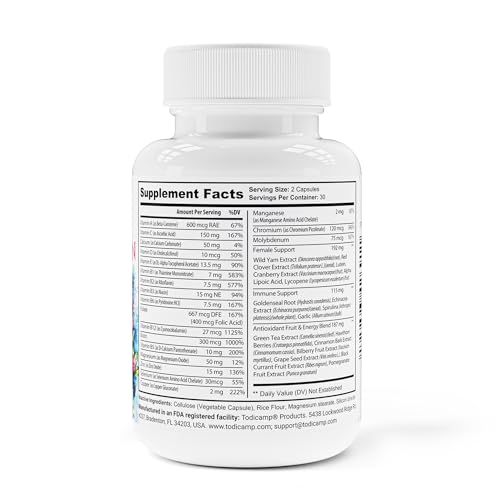 30-day supply of women's multivitamins