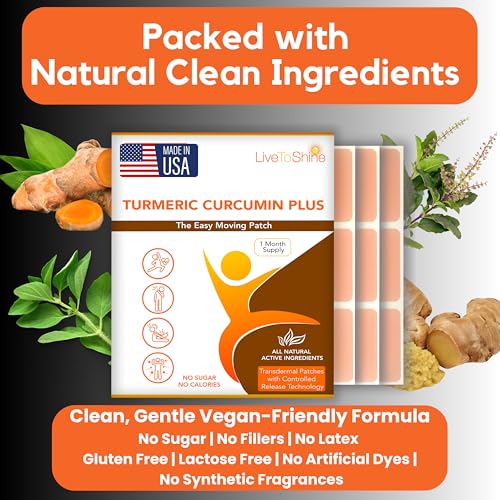 30-day supply turmeric curcumin patches