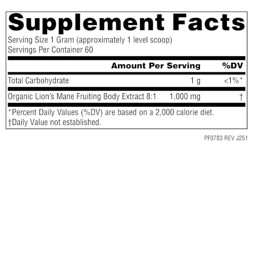 30 grams of Lion's Mane benefits