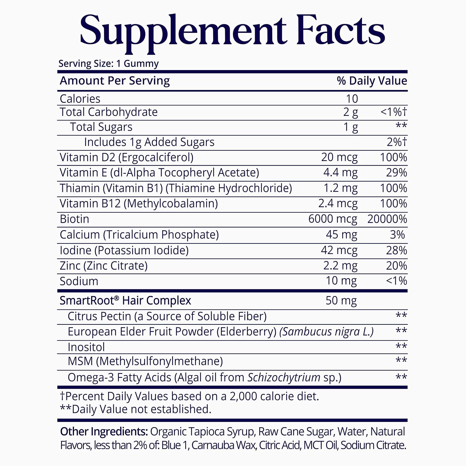 30 gummies for vibrant hair