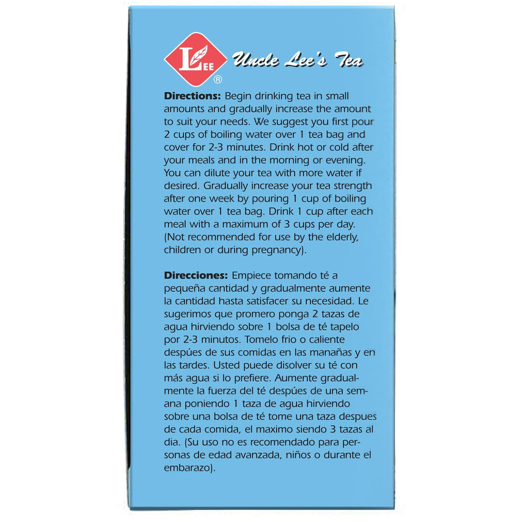 30 herbal tea bags for convenience