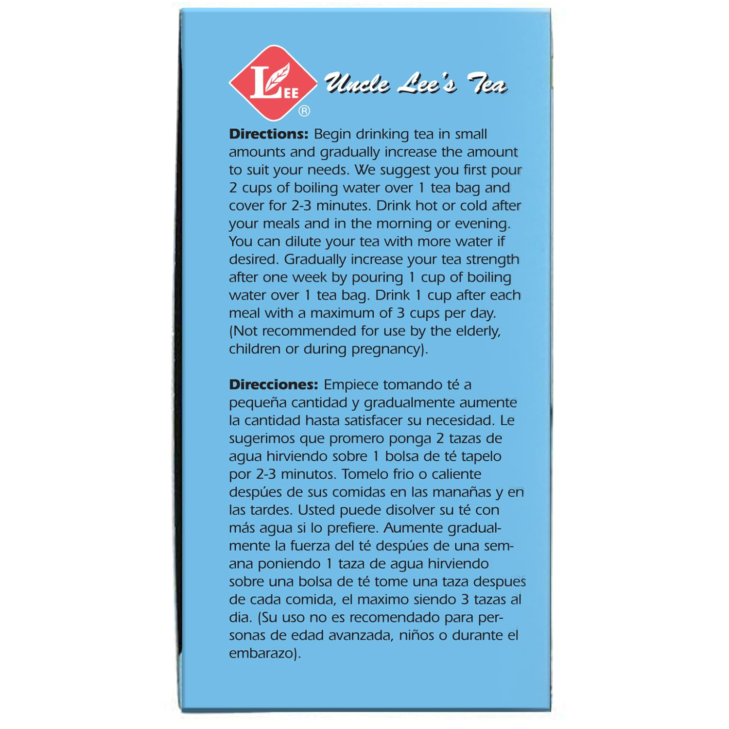 30 herbal tea bags for convenience