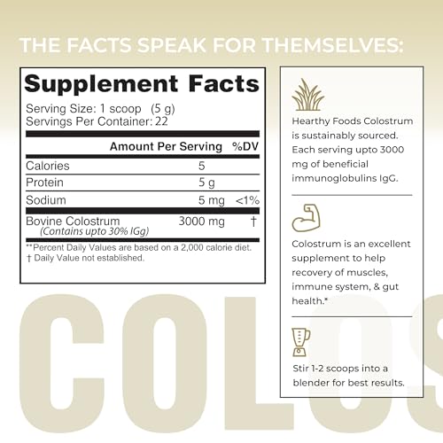 30% IGG colostrum powder benefits