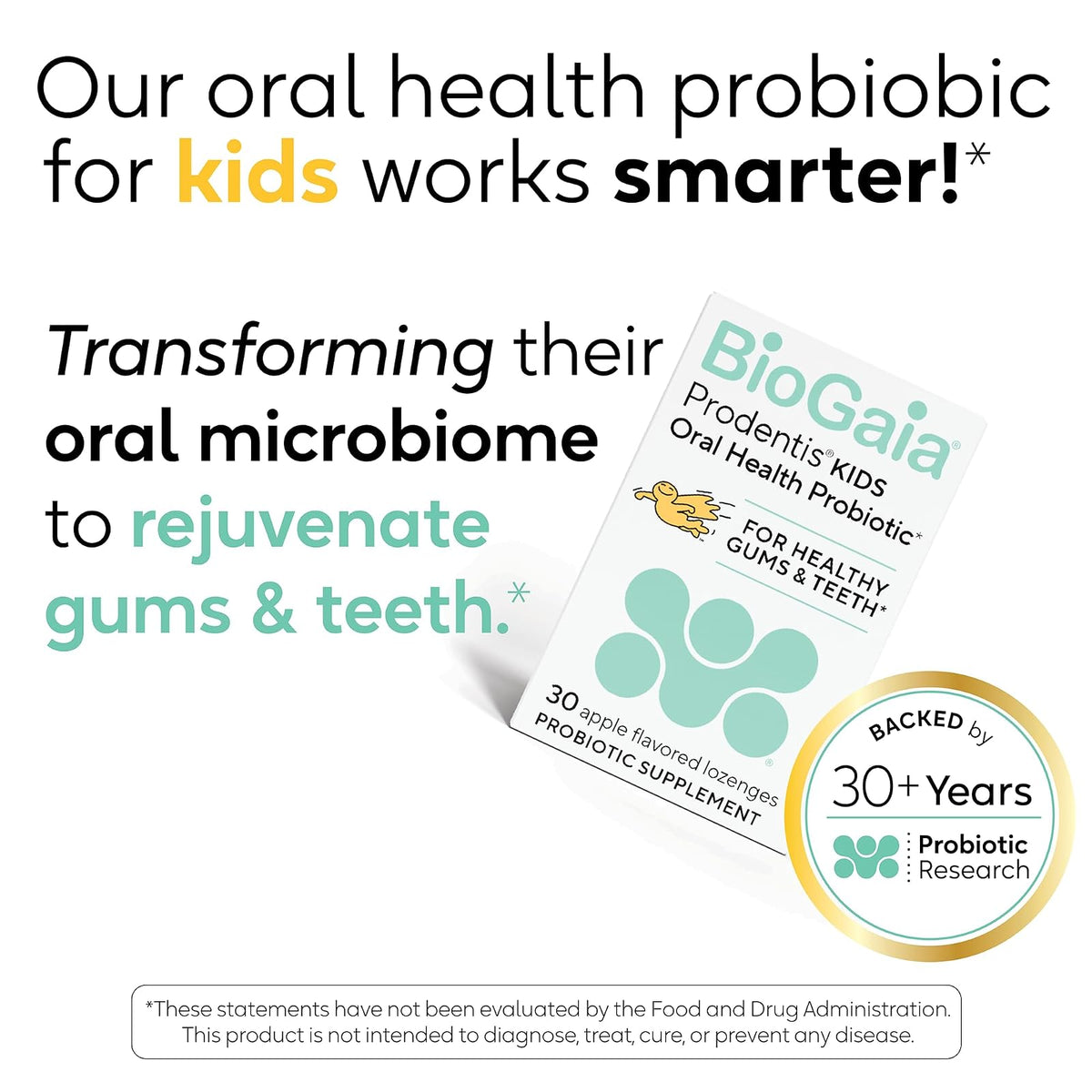 30 lozenges of dental probiotics