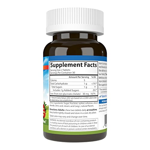 30 mg iron bisglycinate tablets