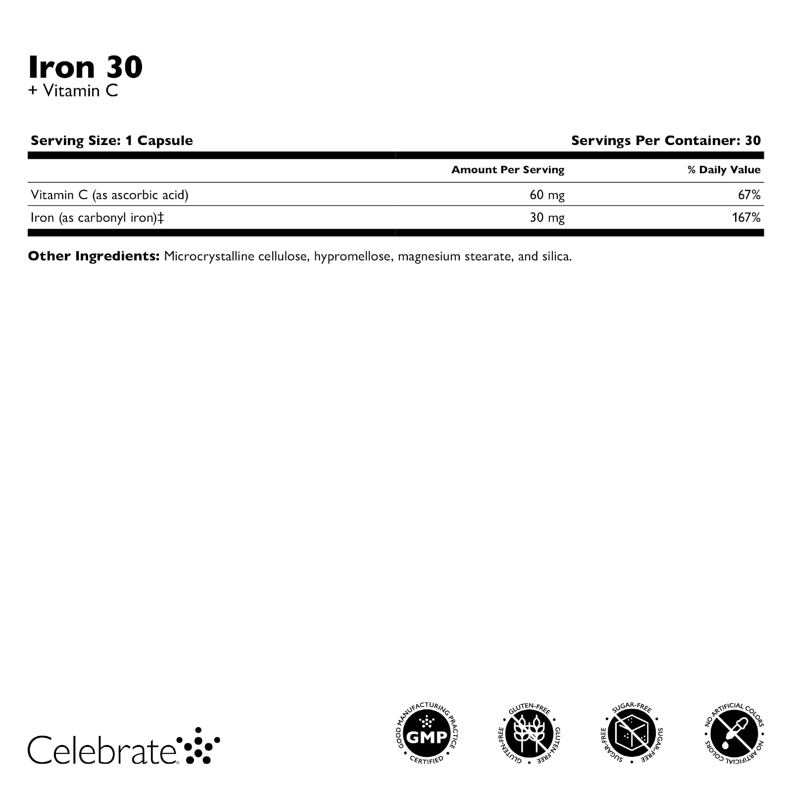 30 mg iron capsules for energy