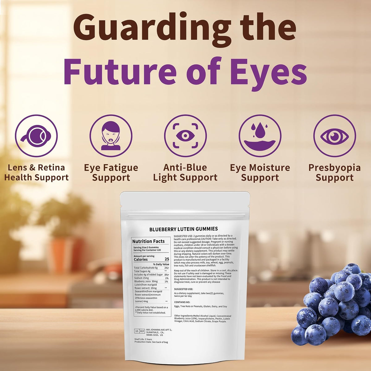 30 mg lutein gummies for eye health