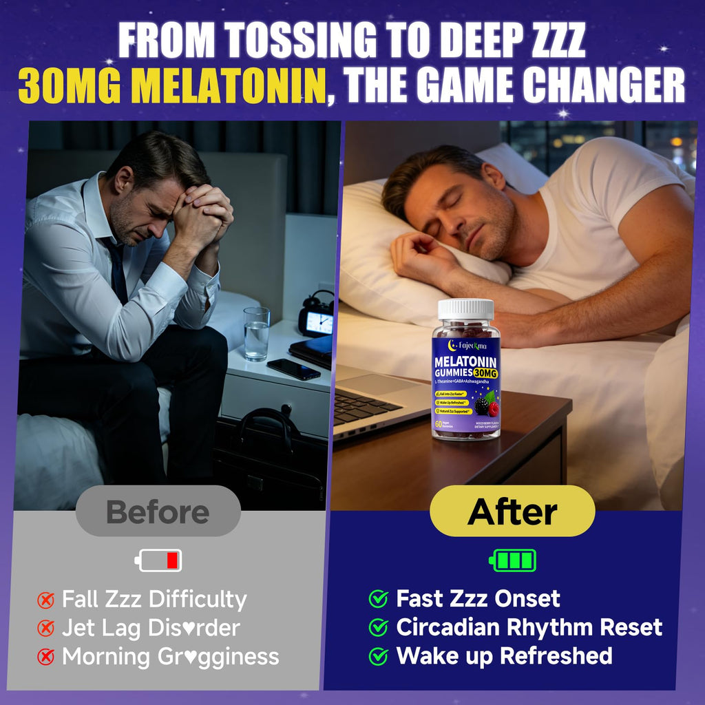 30 mg melatonin gummies for relaxation