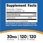 30 mg Pregnenolone capsules for wellness