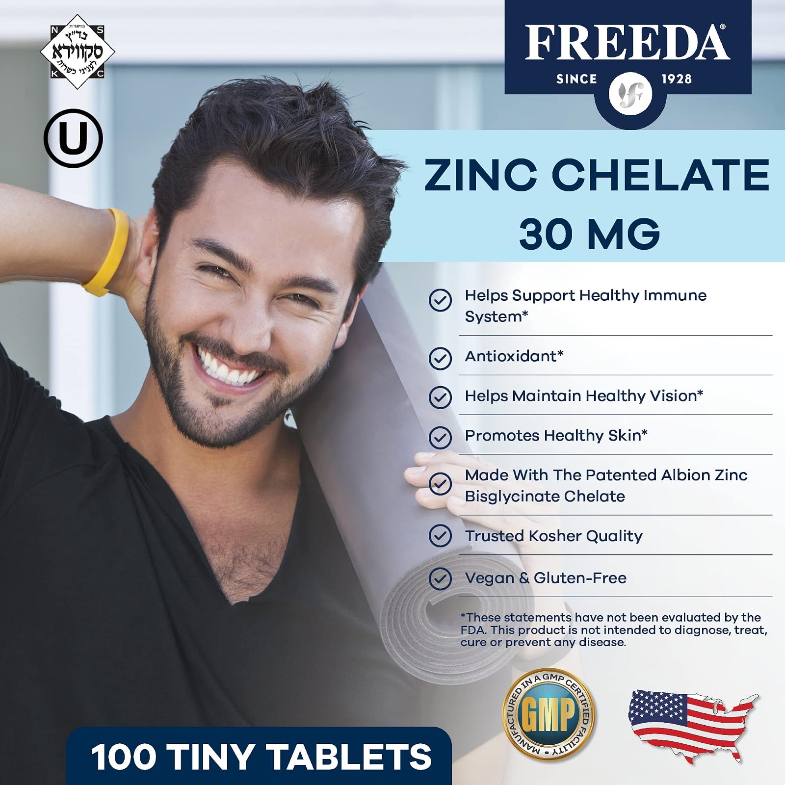 30 mg zinc bisglycinate for better absorption