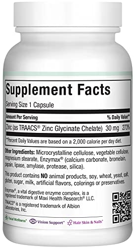 30 mg zinc for immune support