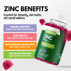 30 mg zinc gummies for daily health