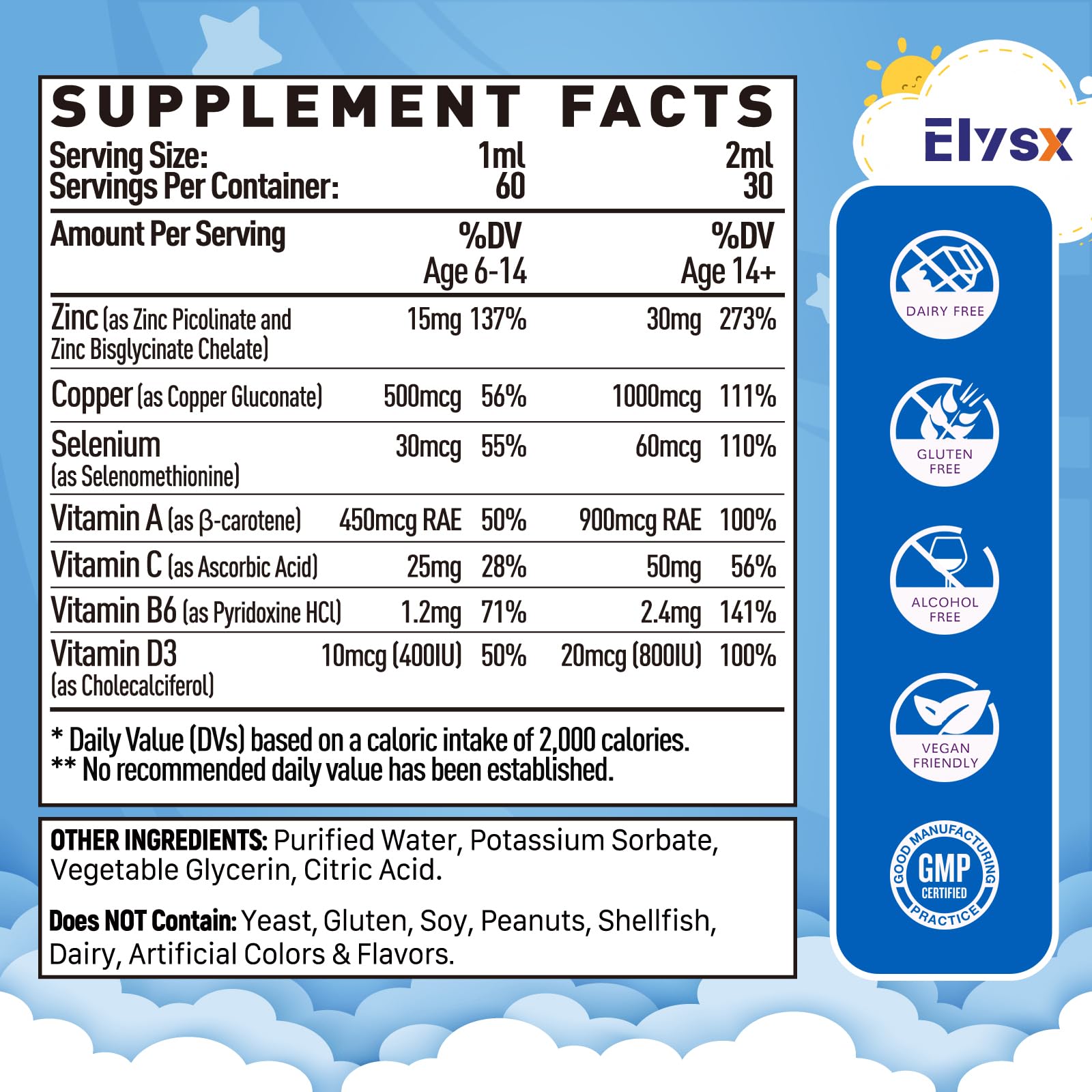 30 mg zinc supplement for immune support