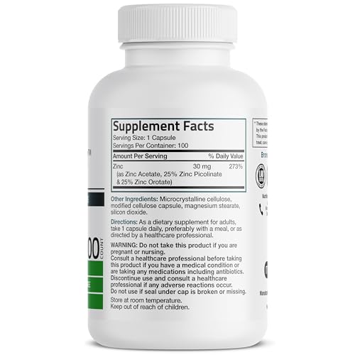 30 mg zinc supplement for immunity