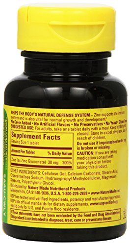 30 mg zinc tablets for daily health