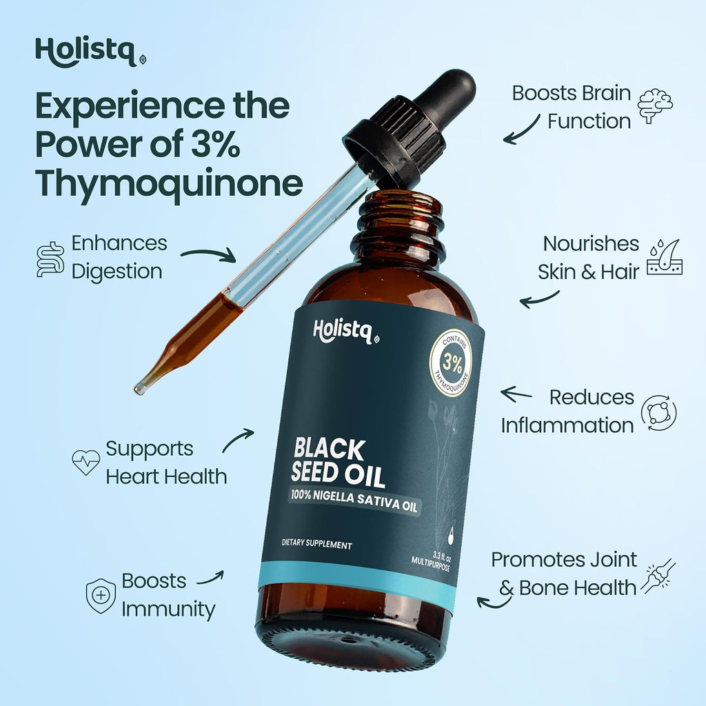 30 ml black seed oil bottle