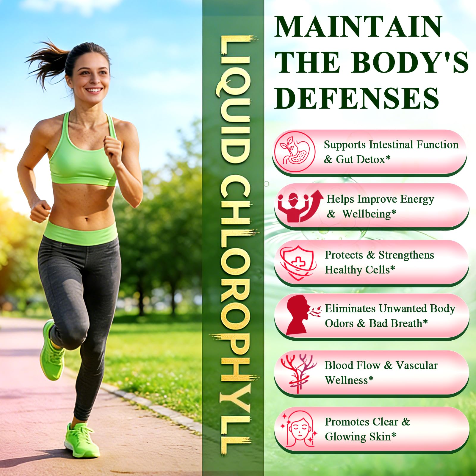 30 ml chlorophyll for energy boost