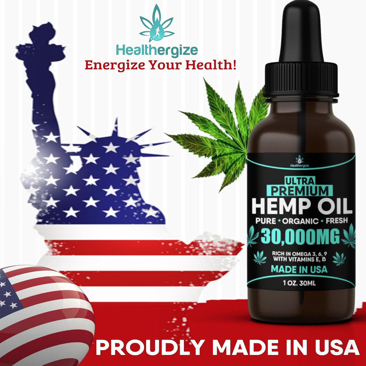 30 ml hemp oil omega 3-6-9