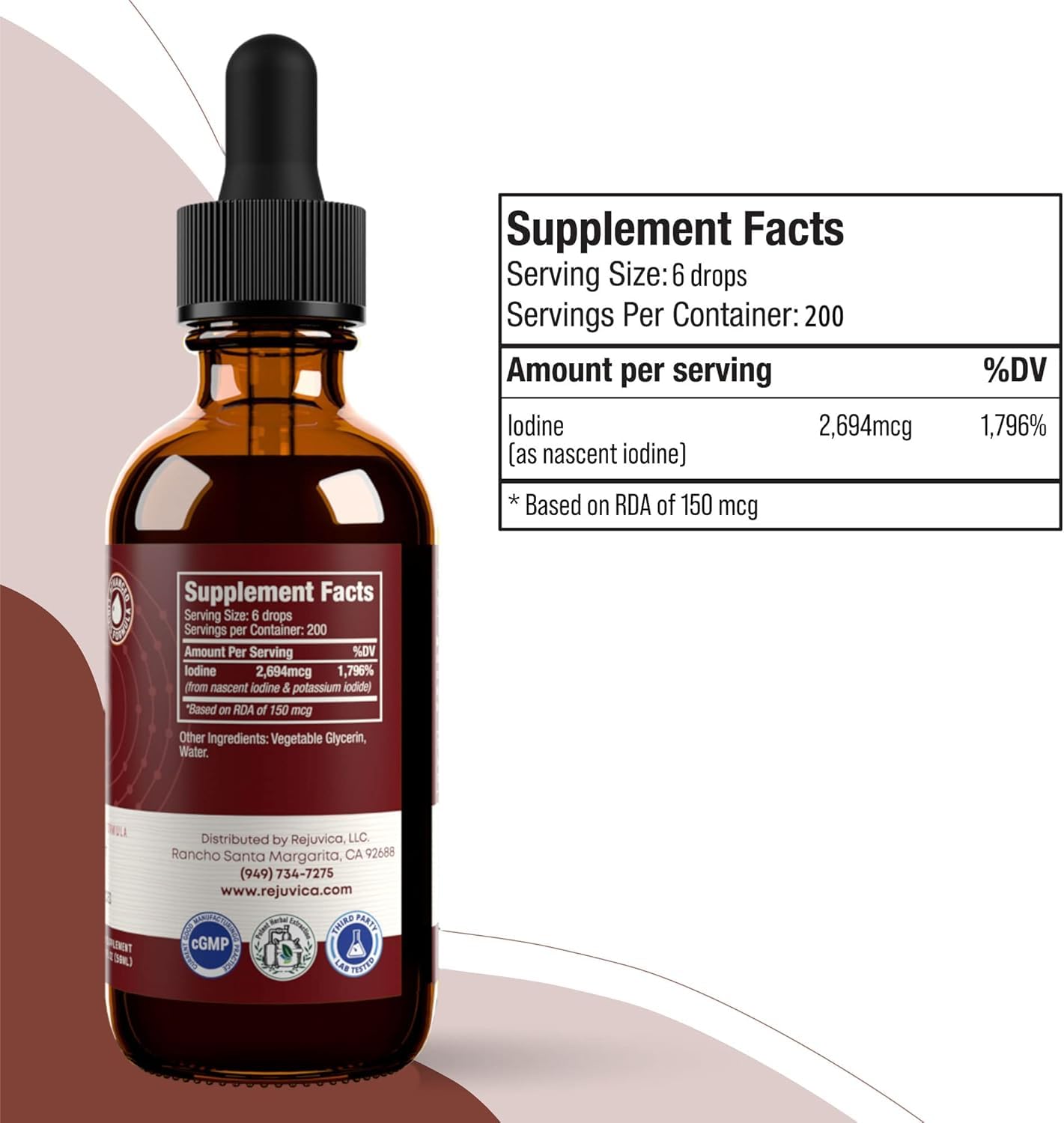 30 ml iodine drops for daily use