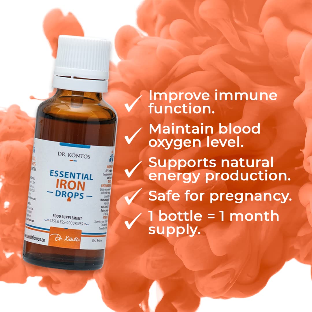 30 ml iron drops for convenience