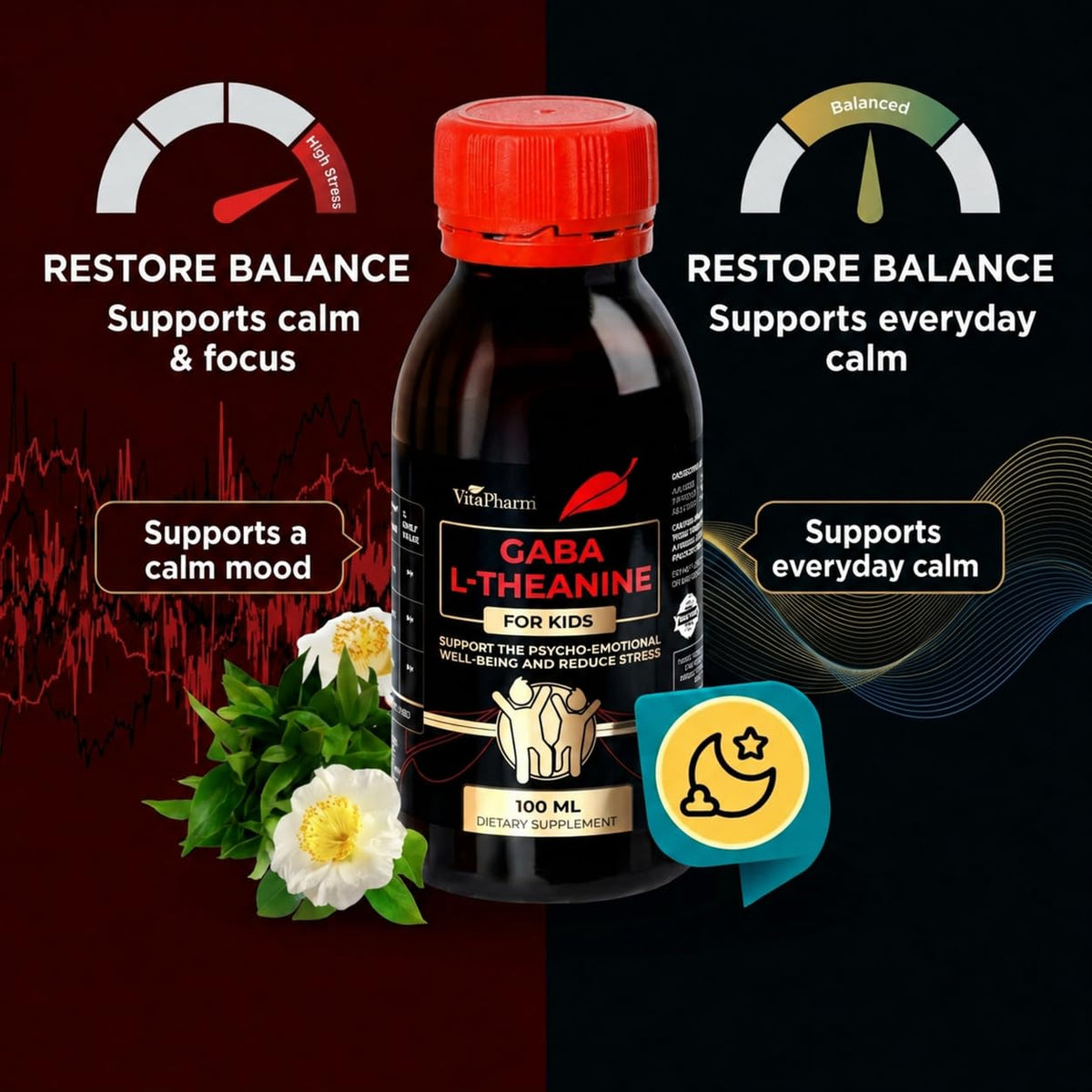 30 ml L-Theanine drops dosage