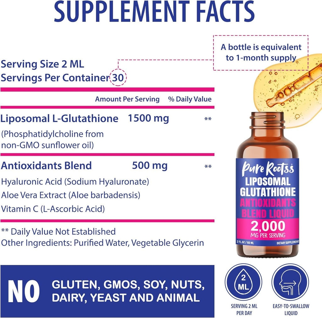 30 ml liposomal glutathione bottle