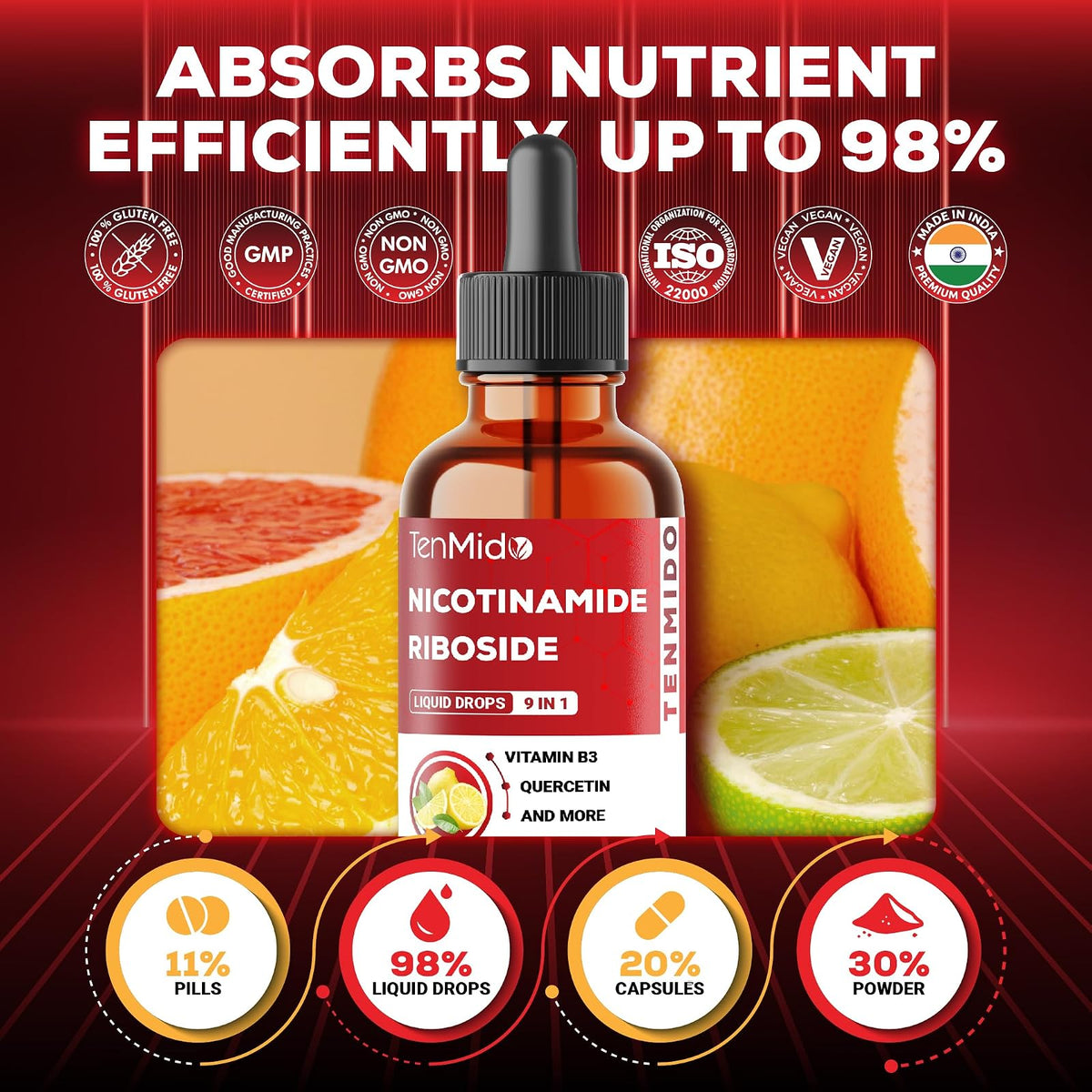 30 ml NAD+ drops for daily use