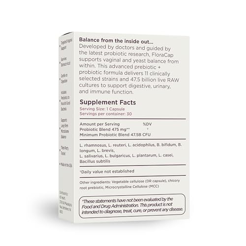 30 oral capsules of probiotics
