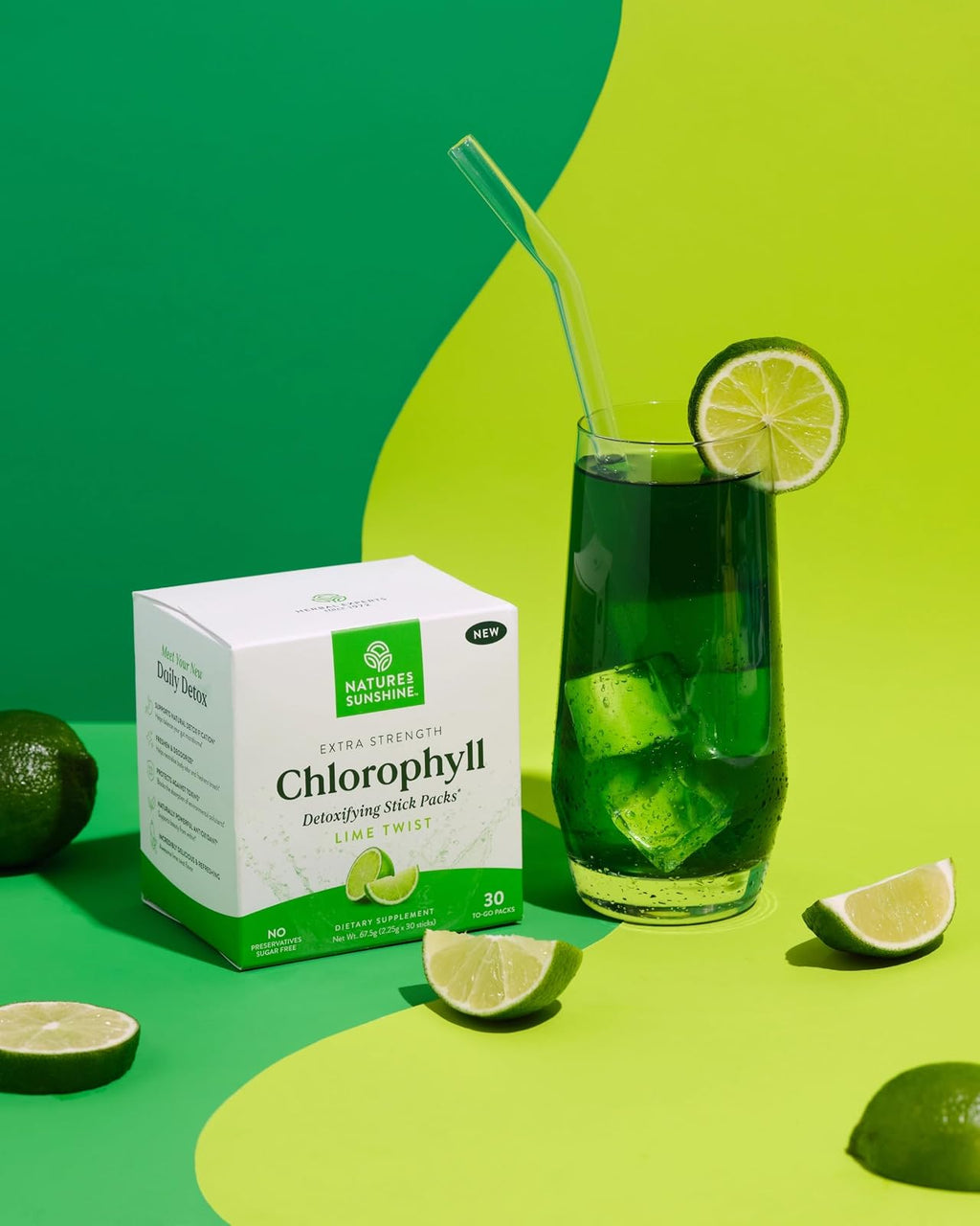 30 packets of chlorophyll goodness