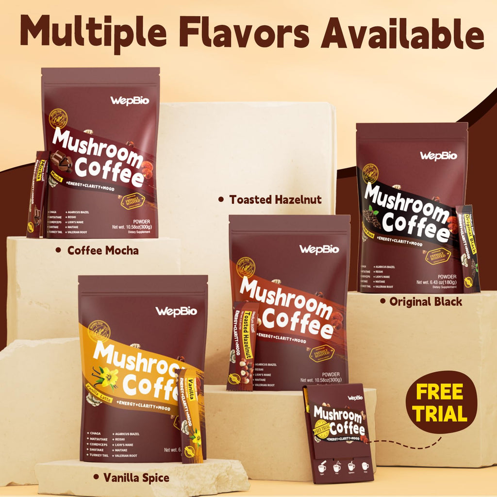 30 packets of mushroom coffee