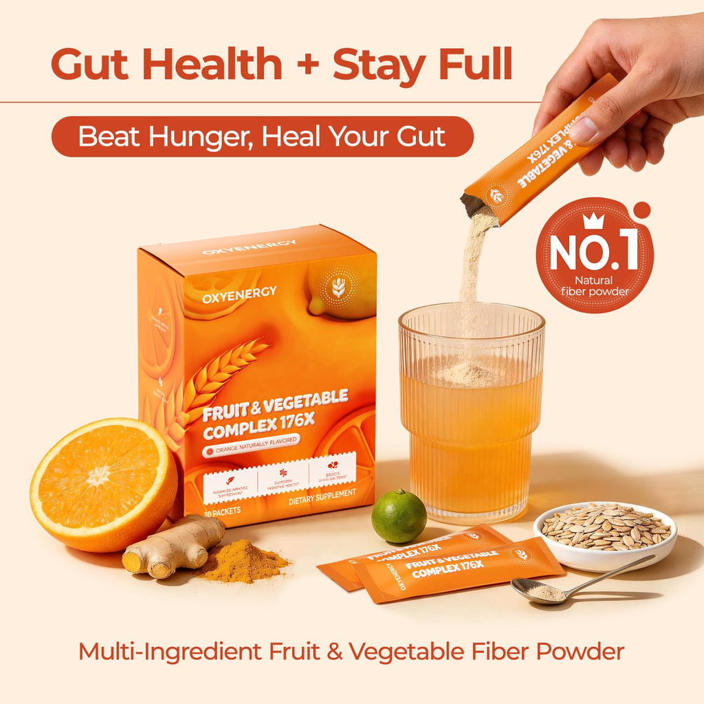 30 packets of OxyEnergy fiber powder