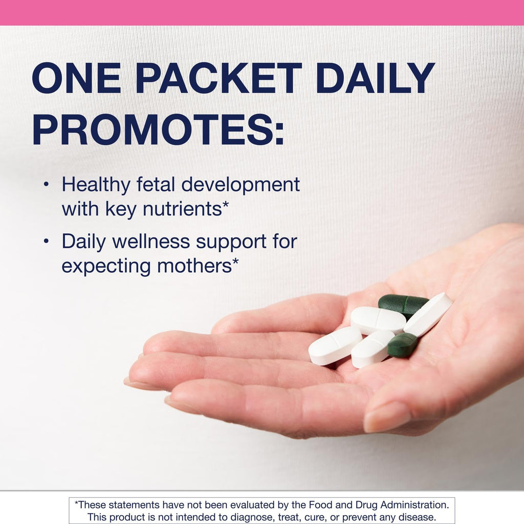 30 packets of prenatal vitamin packs