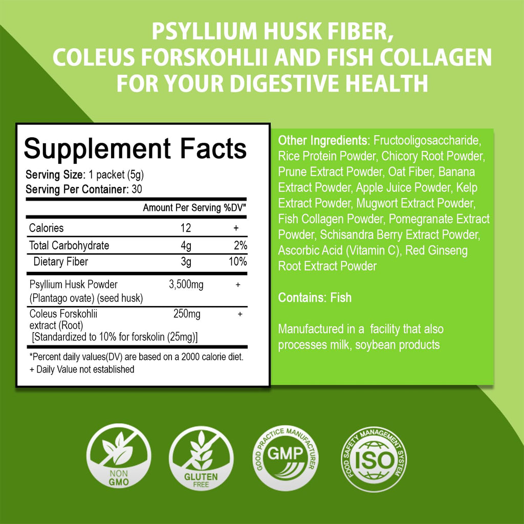 30 packets of psyllium husk