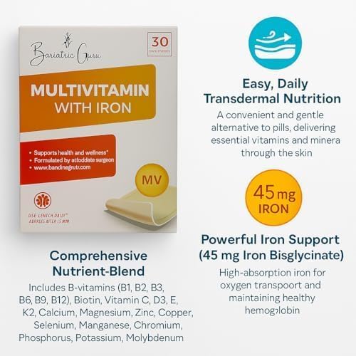 30 patches multivitamin iron supply