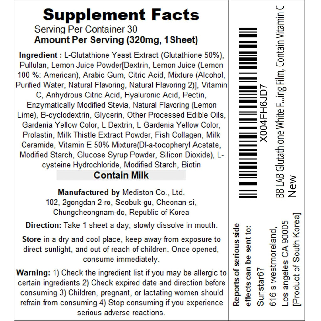 30 pieces glutathione supplement pack