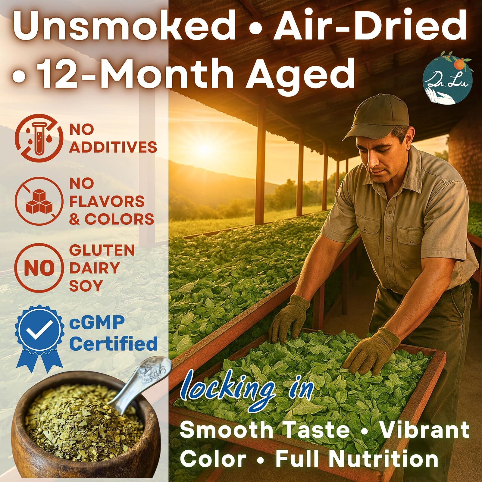 30 pyramid bags of yerba mate