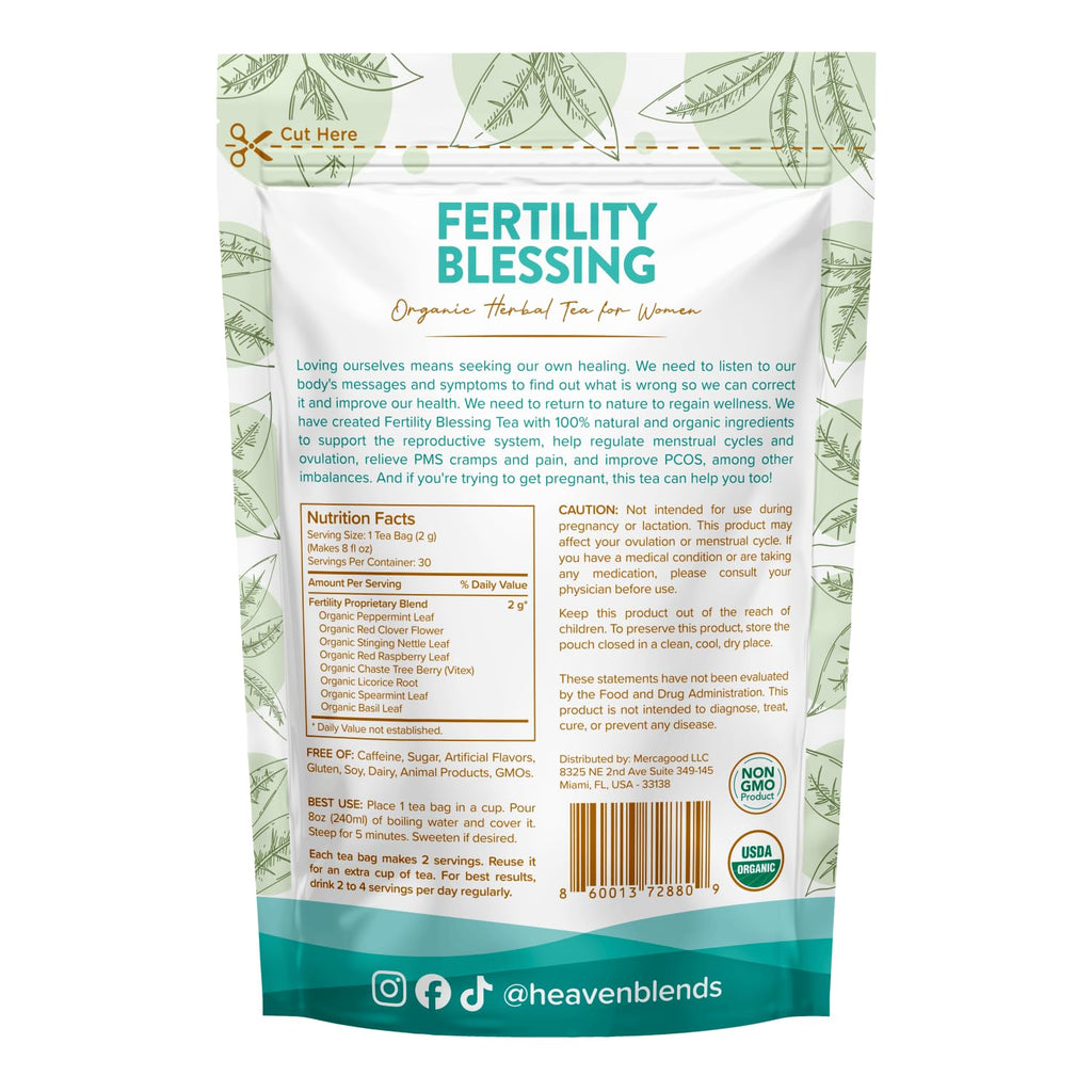 30 sachets of fertility herbal infusion