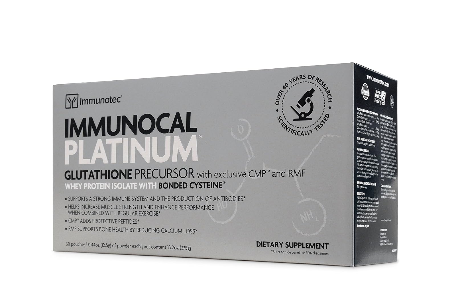 30 sachets of Immunocal Platinum