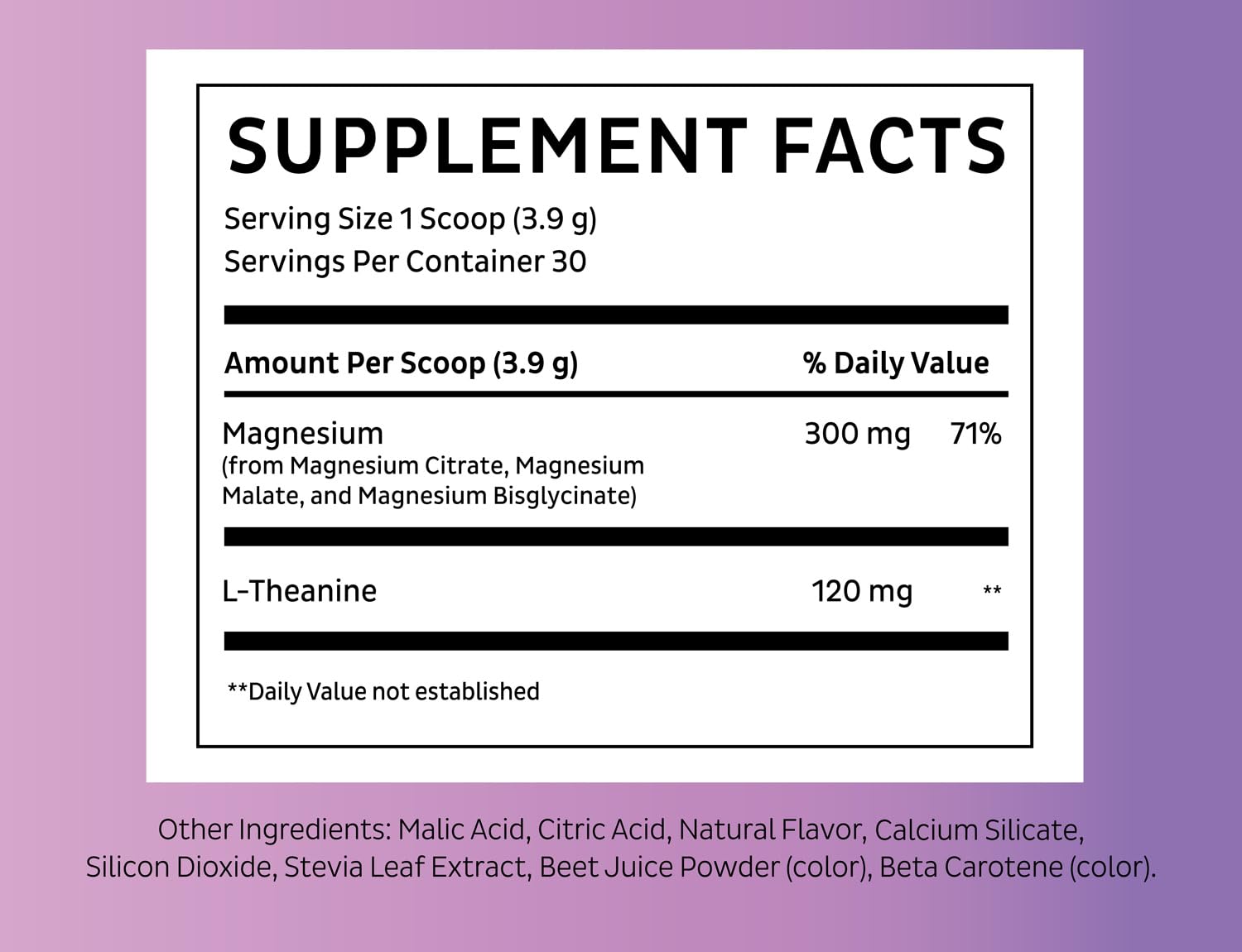 30 servings magnesium complex mix