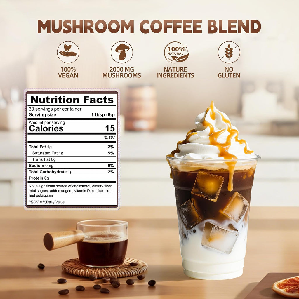 30 servings of adaptogenic mushroom coffee